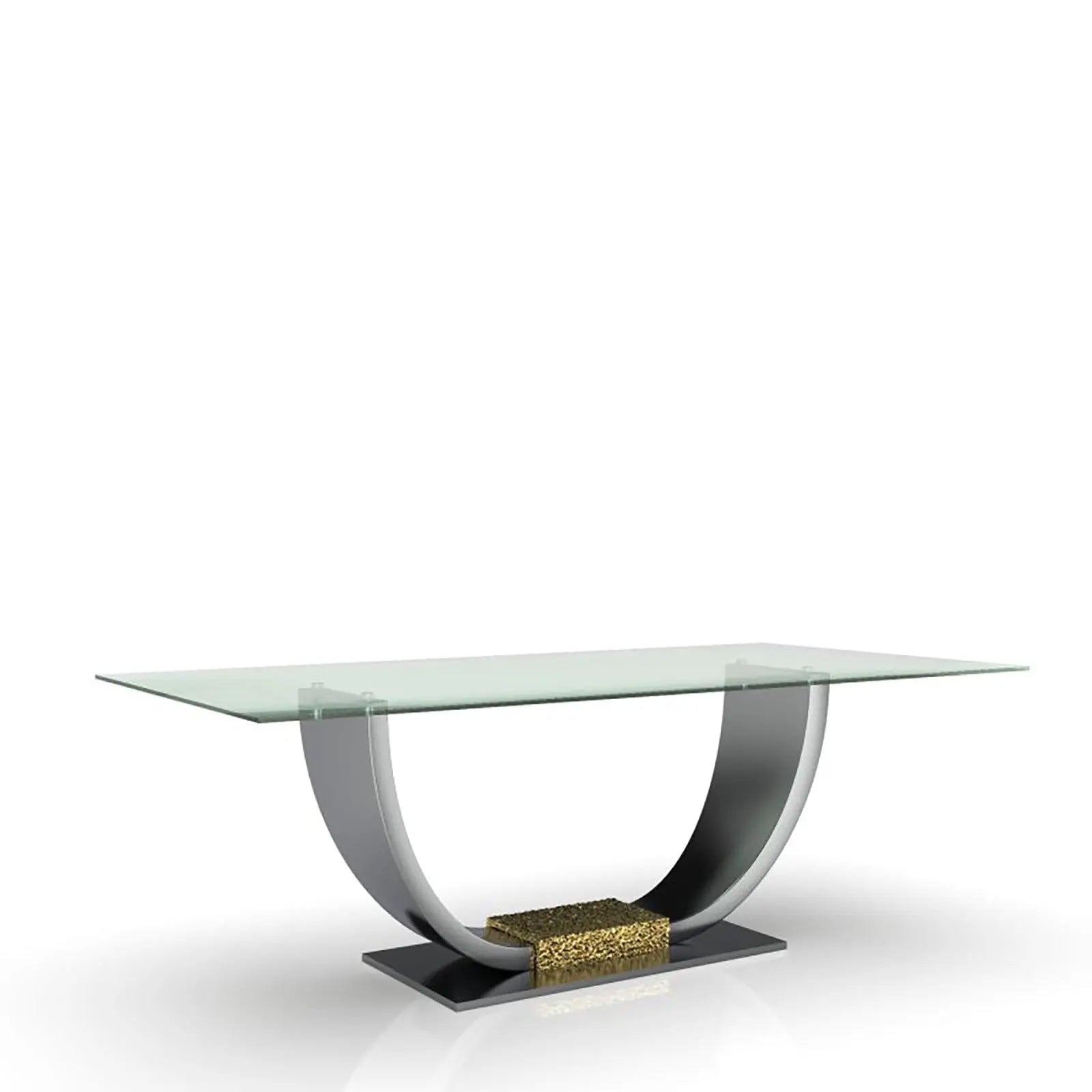 Dining Table Bella Glass Top Dining Tables AllaModa Furniture