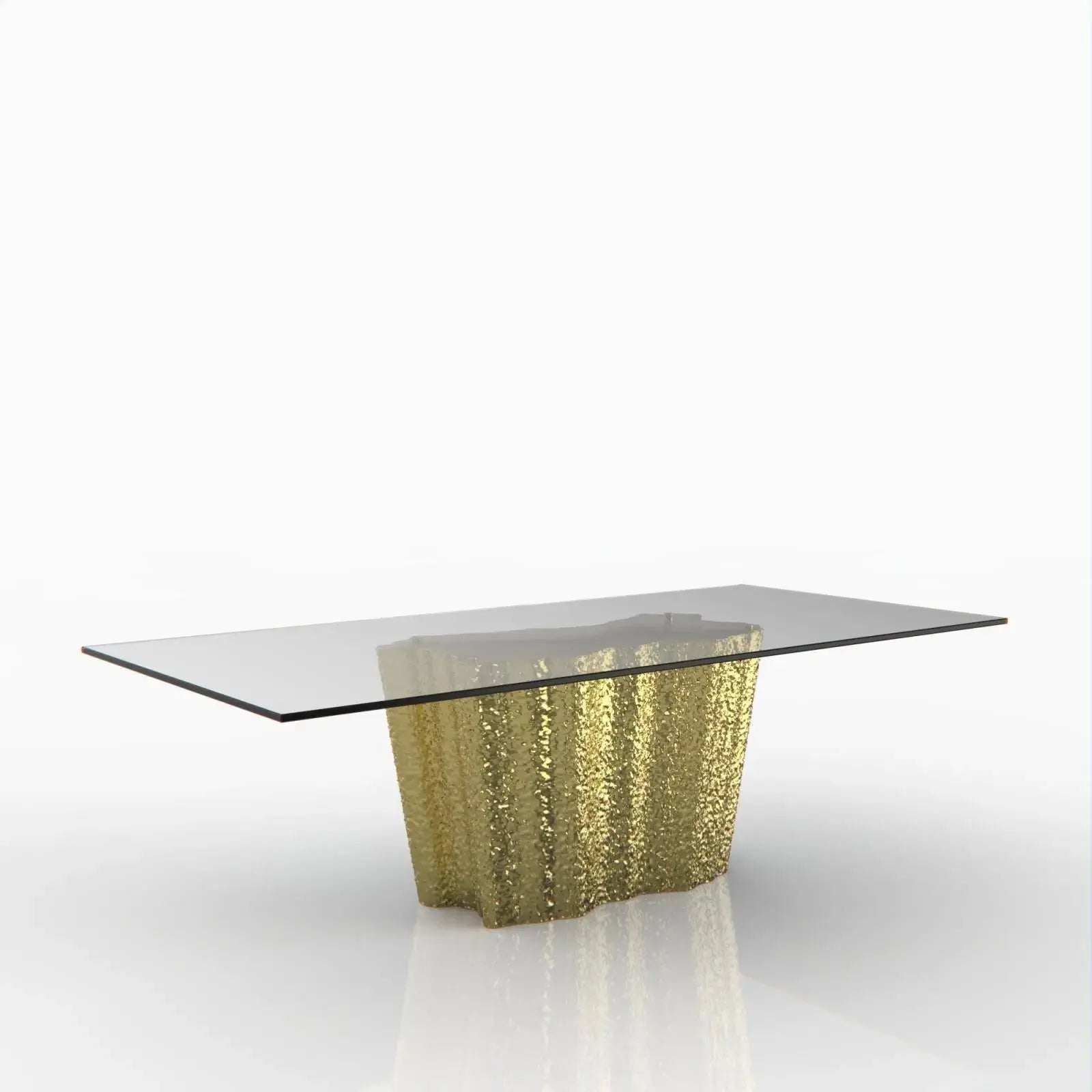 Glacier Glass Top Dining Tables - AllaModa Furniture