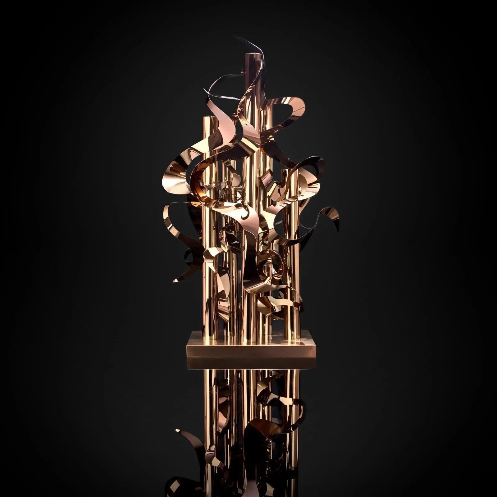 Pearl Streamer Sculpture | Rose Gold - My Store