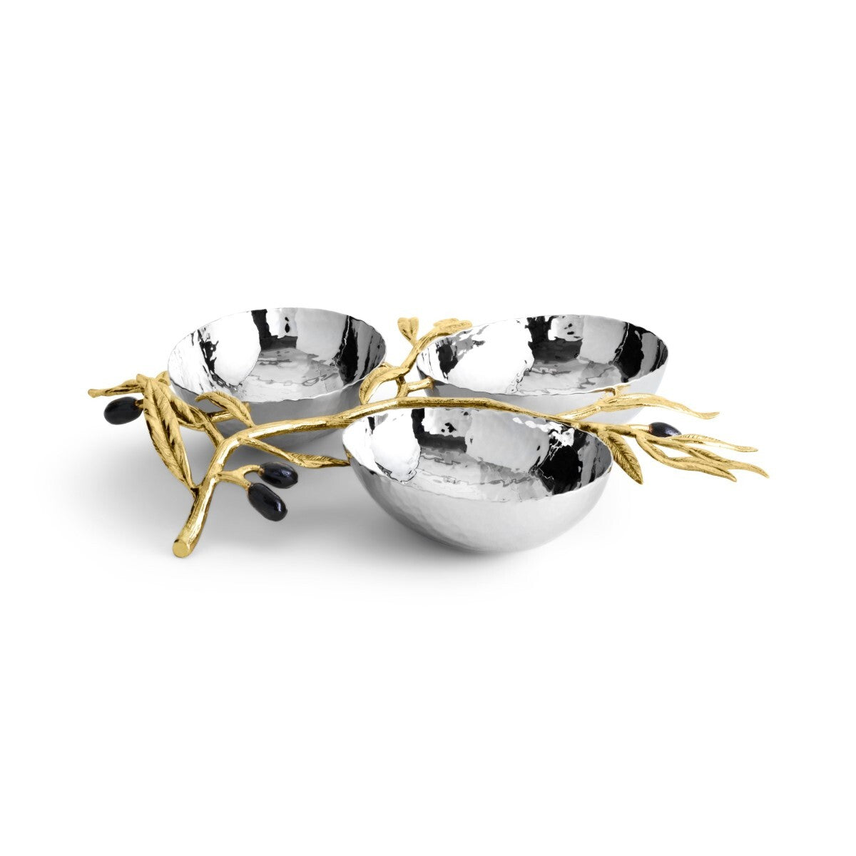 Olive Branch Triple Dish – AllaModa Furniture